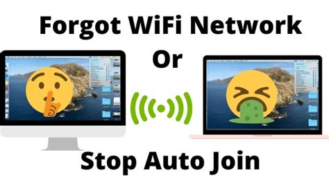 How To Forget A Wifi Network On Mac