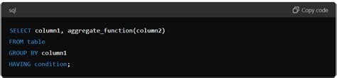 Sql Aggregate Functions Types Uses And Importance