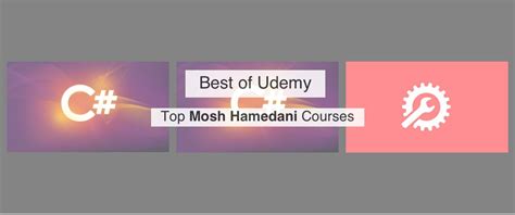 top 5 udemy mosh hamedani courses by reddit upvotes reddsera