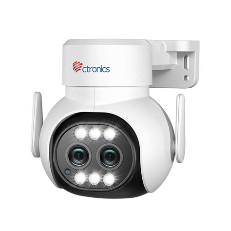 Ctronics 6X Hybrid Zoom Dual Lens 1080P HD WIFI Surveillance Camera wi