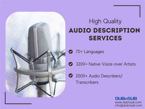 DUBnSUB: Dubbing Studio, Voice-Over, Audio Description & Subtitling ...