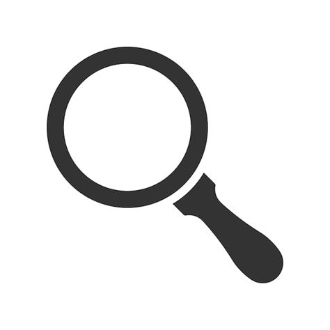 Premium Vector Magnifier Glass Icon