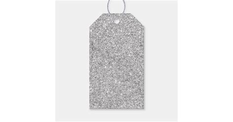 Elegant Silver Glitter T Tags Zazzle