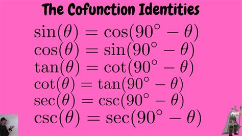 The Cofunction Identities Youtube