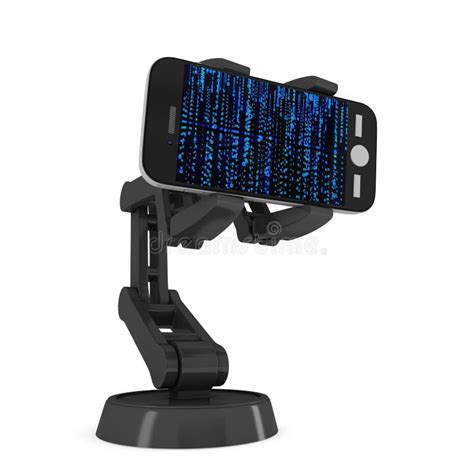 Robotic Arm With Binary Code 3d Stock Illustration Illustration Of Password Industrial 135515112