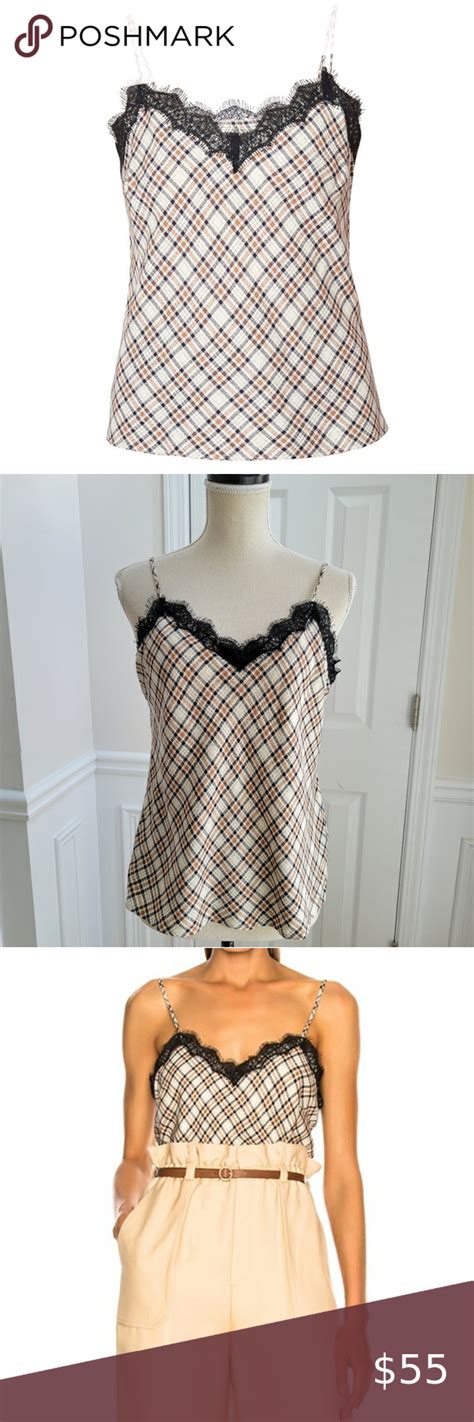 Veronica Beard Knox Cami In Rust And Ecru Clothes Design Veronica Beard Fashion