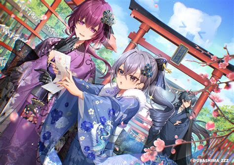 Kafka Silver Wolf And Blade Honkai And More Drawn By Urashima