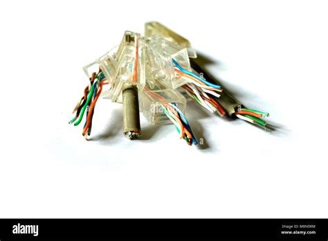 Ethernet Patch Cords With RJ Connectors Stock Photo Alamy