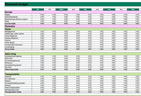 Free Daily Expense Tracker Excel Template