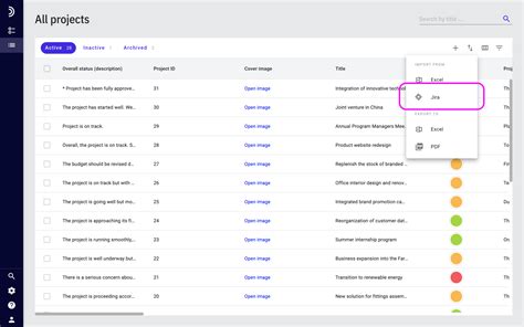 How To Add A Project By Importing Data From Jira Projects Radar