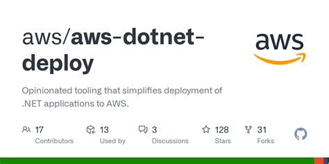 Github Awsaws Dotnet Deploy Opinionated Tooling That Simplifies