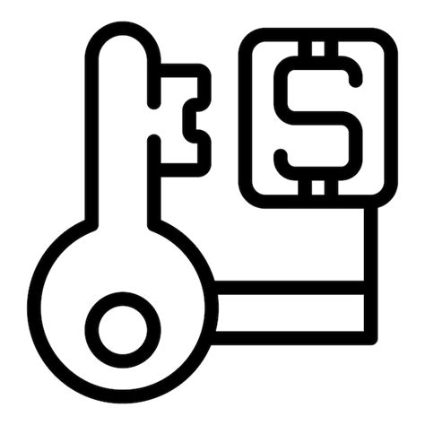 premium vector key unlocking financial success with dollar sign and