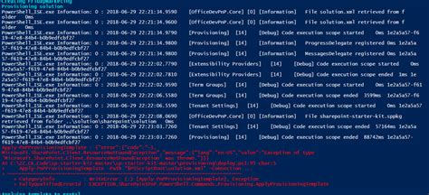 error while running deploy ps1 · issue 54 · pnp sp starter kit · github
