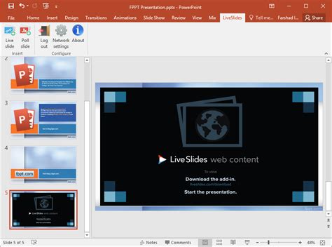 how to embed prezi in powerpoint