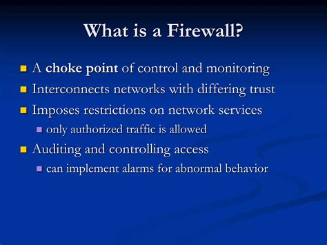 Unit II Chapter Firewalls Ppt Computer Networking Computing