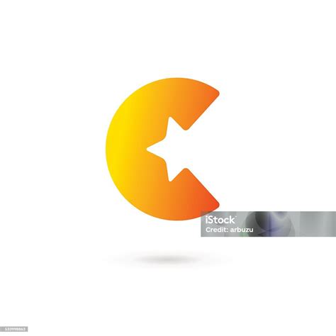 Letter C 휘장 아이콘크기 디자인식 형판 요소 알파벳 C에 대한 스톡 벡터 아트 및 기타 이미지 알파벳 C 장식품