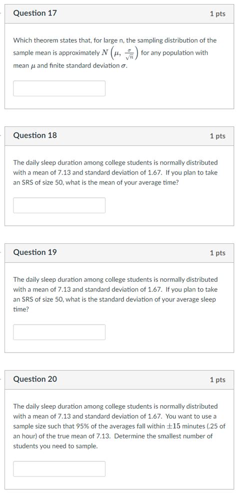 Solved Question Pts Which Theorem States That For Chegg