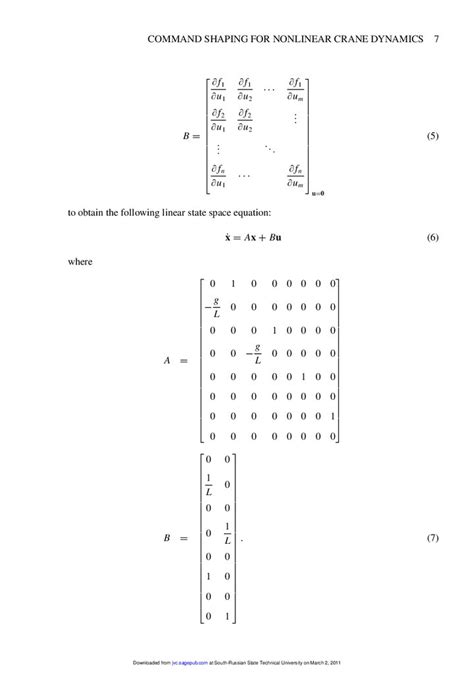 Command Shaping For Nonlinear Crane Dynamics Online Presentation