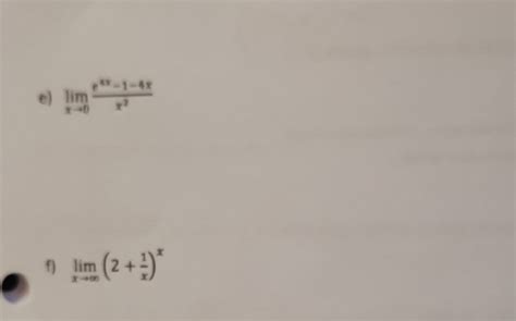 Solved Determine Whether Each Limit Is A Determinate Or