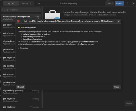 Every Single Time I Try To Report A Problem That Nobara Asks Me To