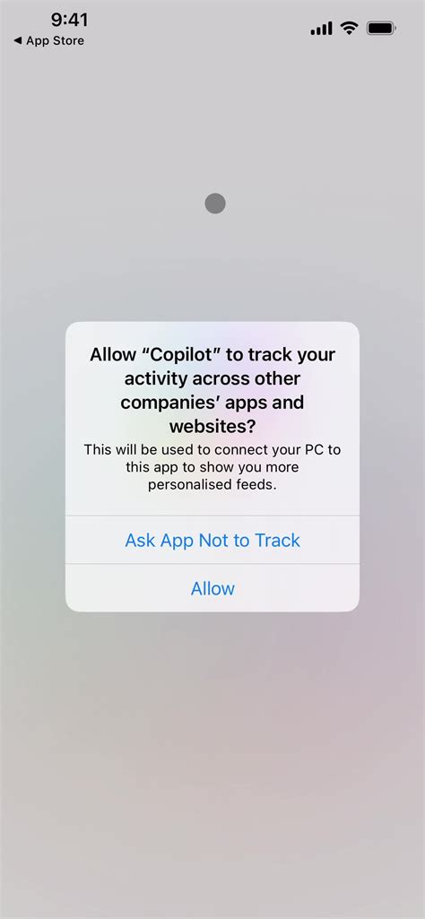 microsoft copilot onboarding flow on ios page flows