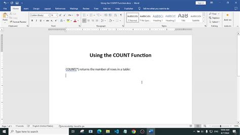 Shakhayat Hossan On Linkedin Using The Count Function Returns The Number Of Rows In A Table