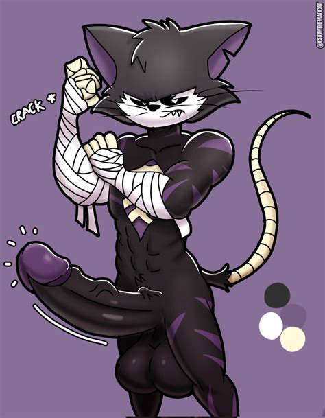 Rule 34 Anthro Balls Bandage Bandaged Arm Big Balls Big Penis Black