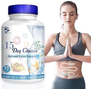 Amazon.com: 15 Day Gut Cleanse - Gut and Colon Support, Pastillas De 15 Dias para Limpiar El ...