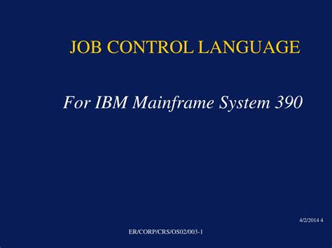 Ppt Job Control Language Powerpoint Presentation Free Download Id697297