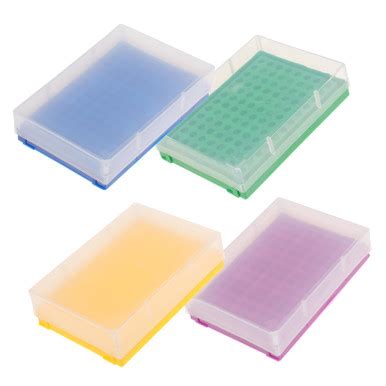 Buguuyo 4pcs Centrifuge Tube Box Miniature Holder Test Tubes With Lids