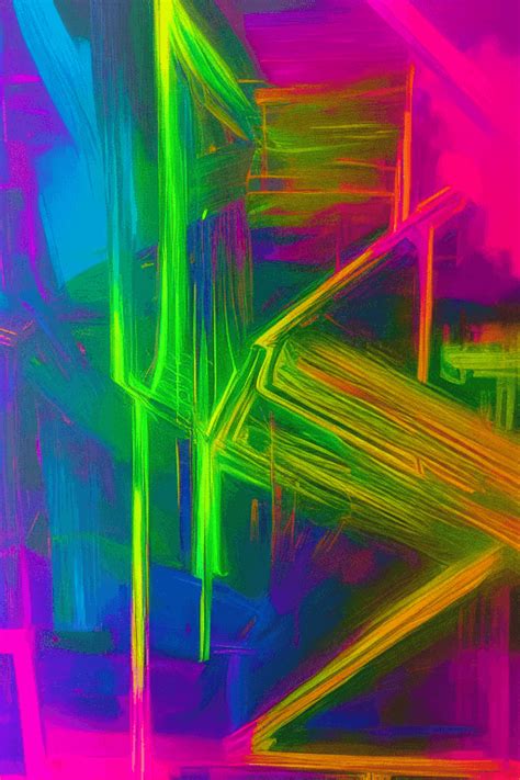 Abstract Neon Art At Sergio Bergeron Blog