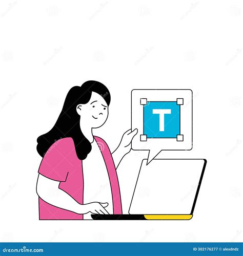 Design Development Concept With Cartoon People In Flat Design For Web Stock Vector