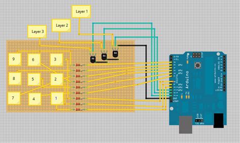 Arduino светодиодный куб 3x3x3 очень тускло горят светодиоды Аппаратная платформа Arduino