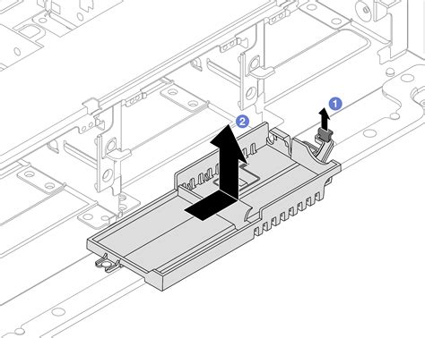 Remove A Raid Flash Power Module From The Chassis Thinksystem Sr650 V3 Lenovo Docs