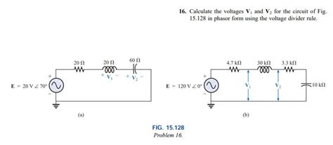 Solved 16 Calculate The Voltages Vi And V2 For The Circuit