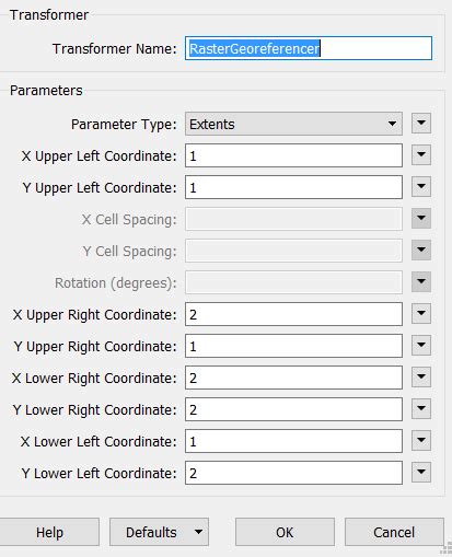 Fme Form Convert Png To Geotiff Invalid Pixelsize In Geotransform