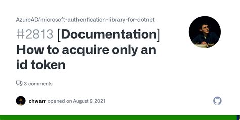 Documentation How To Acquire Only An Id Token Issue AzureAD Microsoft Authentication