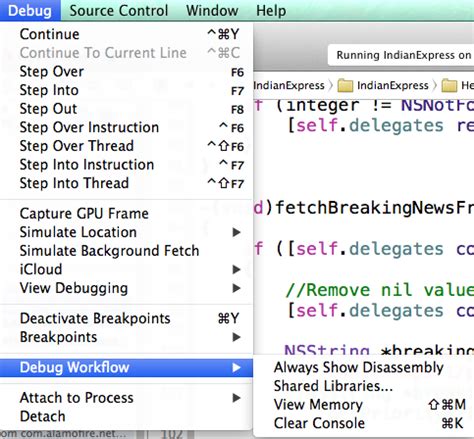 Xcode Where Can I Find Load Symbols Lazily Option In Xcode6