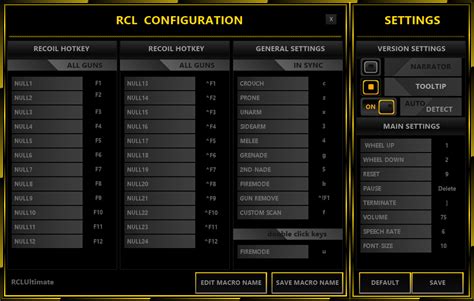 Rclmacro Engine Autodetection Maker The All In One Recoil Script