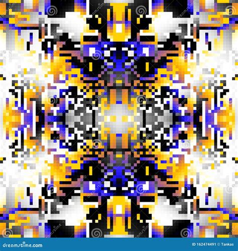 Geometric Abstract Pattern In Low Poly Style Stock Vector Illustration Of Abstract Sharp