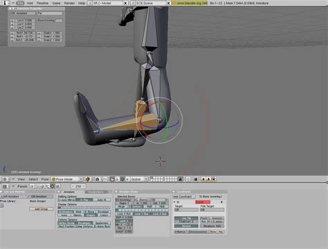 ik solver rotation restriction not working animation and rigging