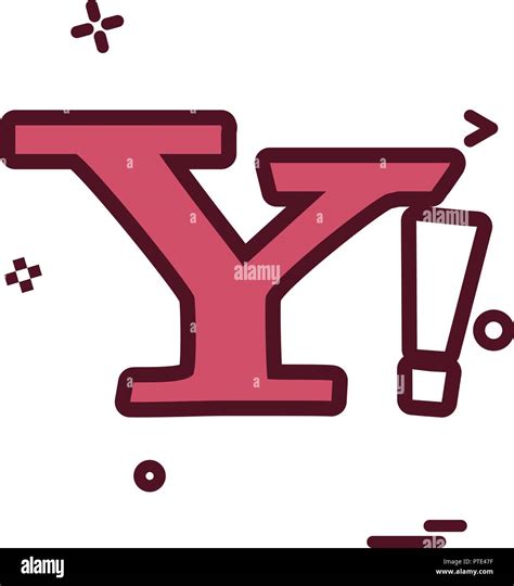 Yahoo Mail Icon Design Vector Stock Vector Image Art Alamy