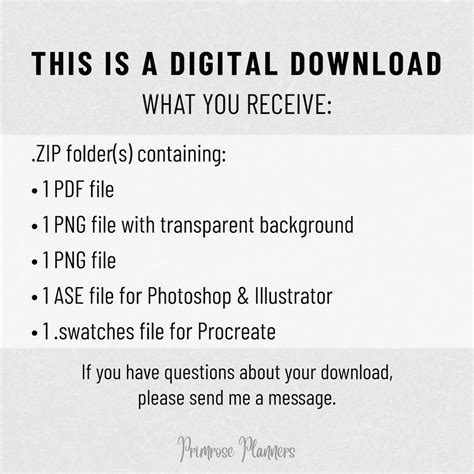 Winter Sky Digital Color Palette Color Chart Goodnotes Etsy