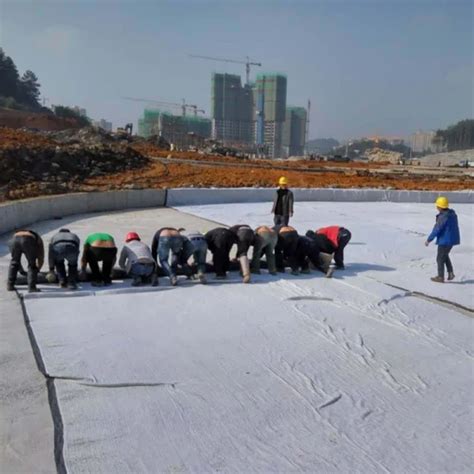 White Polyethylene Geotextile Geotextile Separation Fabric For Pavement
