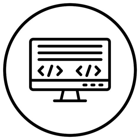 Premium Vector Backend Vector Icon Design Illustration