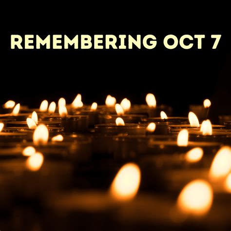 Remembering Oct 7 Temple Rodef Shalom