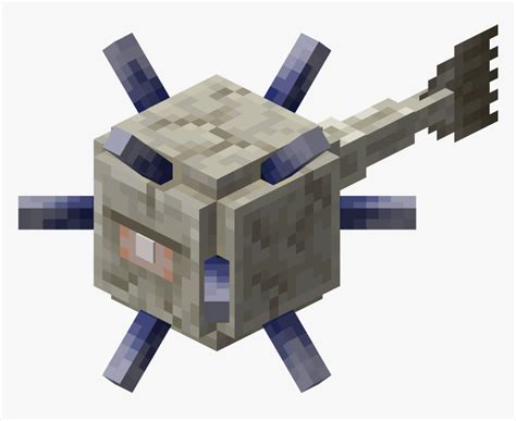 Minecraft Elder Guardian Hd Png Download Kindpng