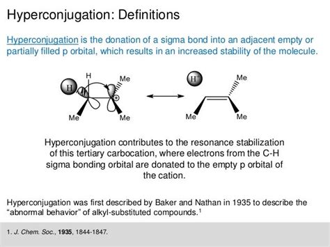 Hyperconjugation