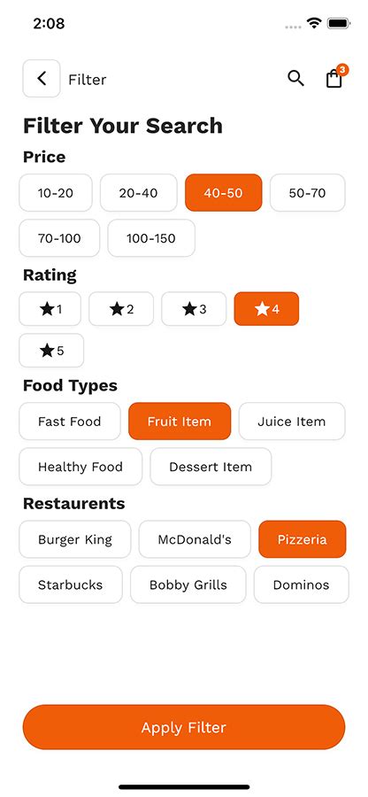 Food Ordering Flutter UI Kit By LegacyInfotech CodeCanyon