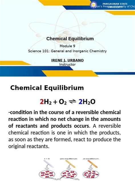 Chemical Equilibrium Pdf